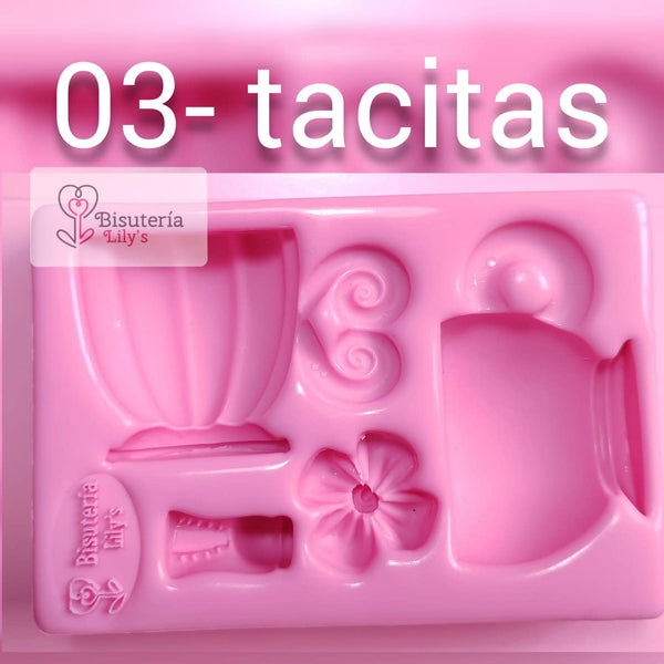 Molde Tacitas Coleccion Amorosa By Busuteria Lili's – Coquina's Clay ...